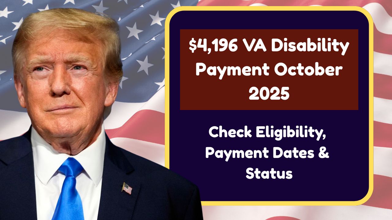 $4,196 VA Disability Payment Coming in October 2025 – Who Qualifies ...