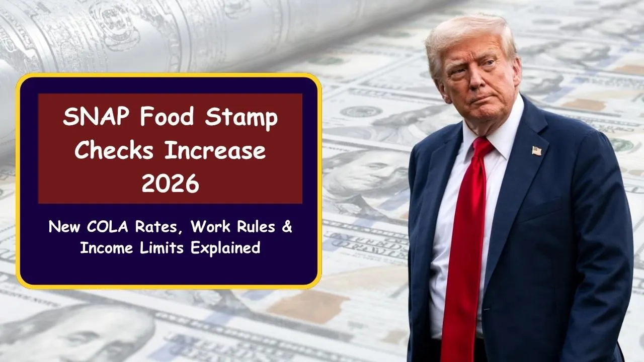 SNAP Food Stamp Checks Increase 2026: New COLA Rates, Work Rules ...