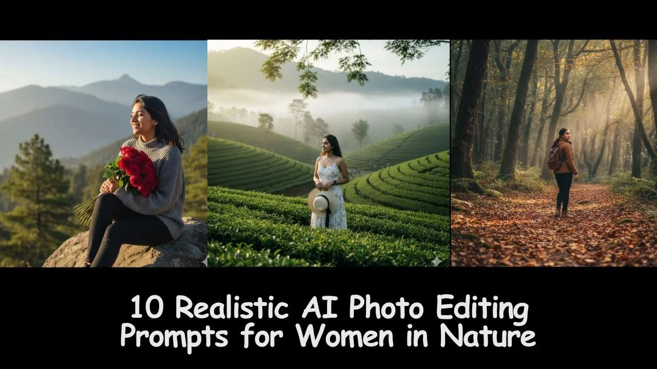 10 Realistic AI Photo Editing Prompts for Women in Nature - OfssBihar.org