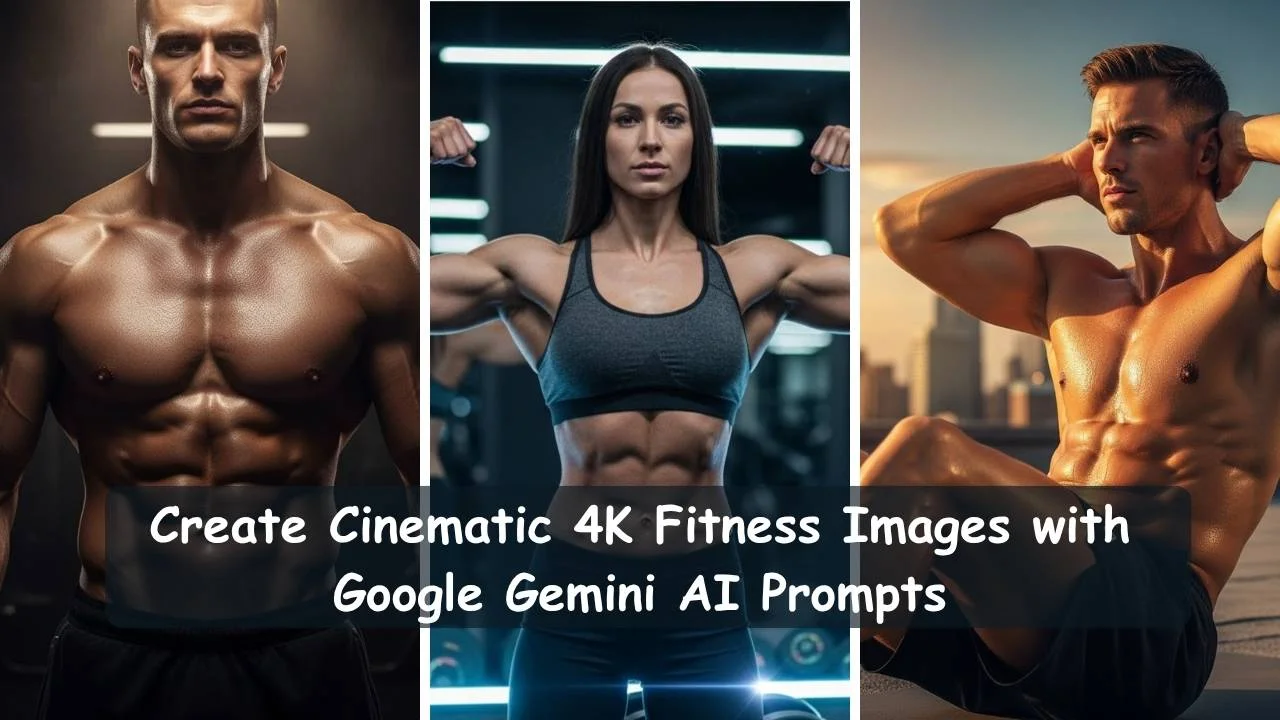 Create Cinematic 4K Fitness Images with Google Gemini AI – Gym Lovers ...